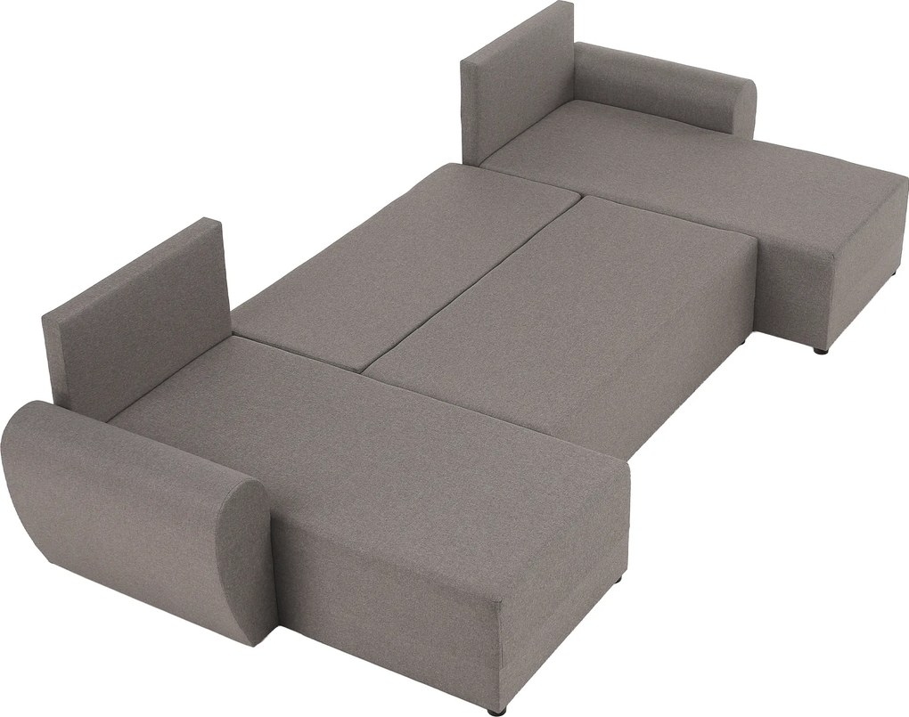 Univerzální sedací souprava, šedobéžová Taupe, DAKAR NEW U
