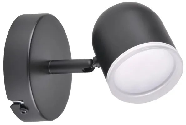 LED Nástěnné bodové svítidlo RAWI LED/4,2W/230V černá