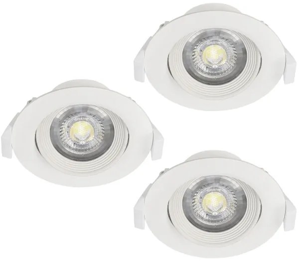Eglo 32896 - SADA 3x Podhledové svítidlo SARTIANO LED/5W/230V