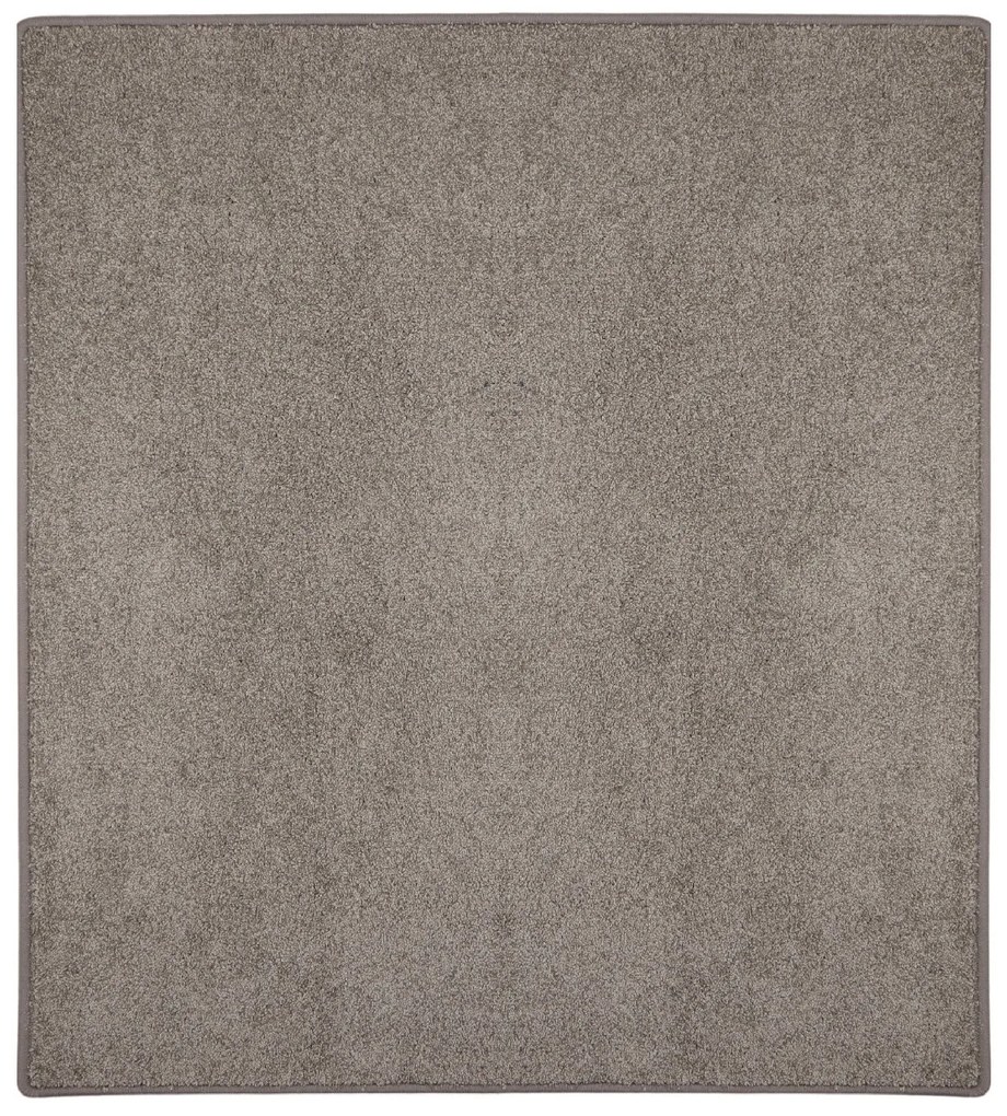 Vopi, Kusový koberec Capri béžový čtverec, 200x200, hnědá, chodba / předsíň