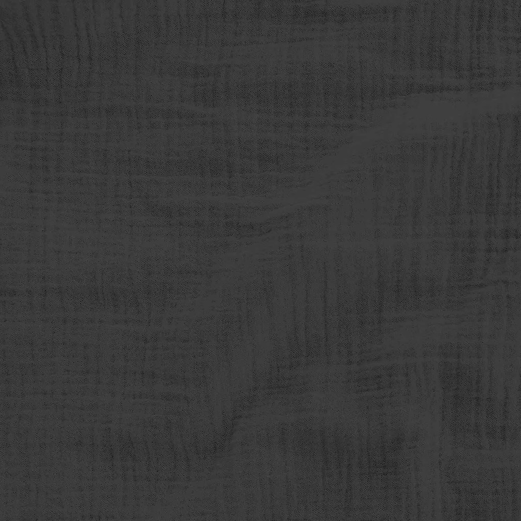 Mušelínové povlečení Black Velikost: 140 x 200 + 70 x 90