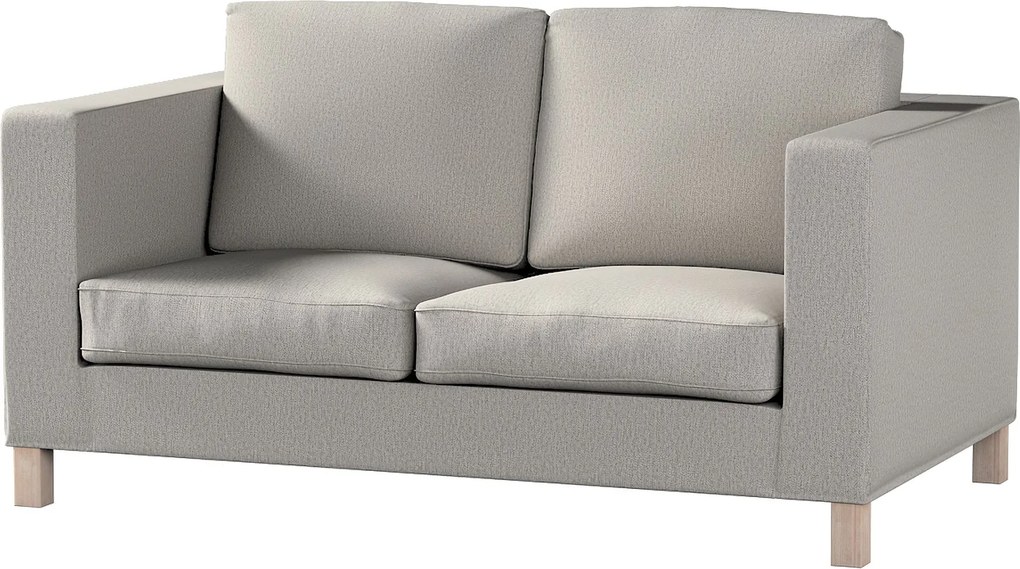 Potah na pohovku IKEA Karlanda 2-místná, krátký barva šedá látka pletený vzor