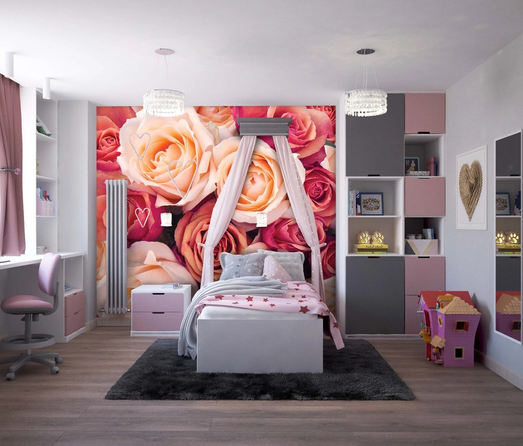 Malvis ® Tapeta Růže Vel. (šířka x výška): 216 x 140 cm