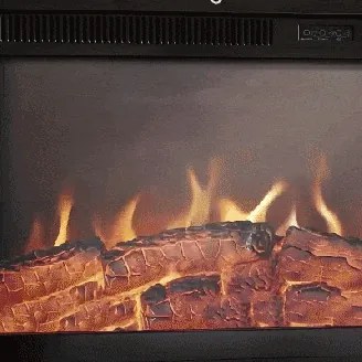 HOMCOM Elektrický krb, 3D LED plameny, dálkové ovládání, časovač, MDF, bílý