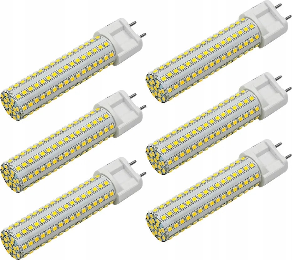 Led žárovka G12 15W 120W bílá teplá 6 ks