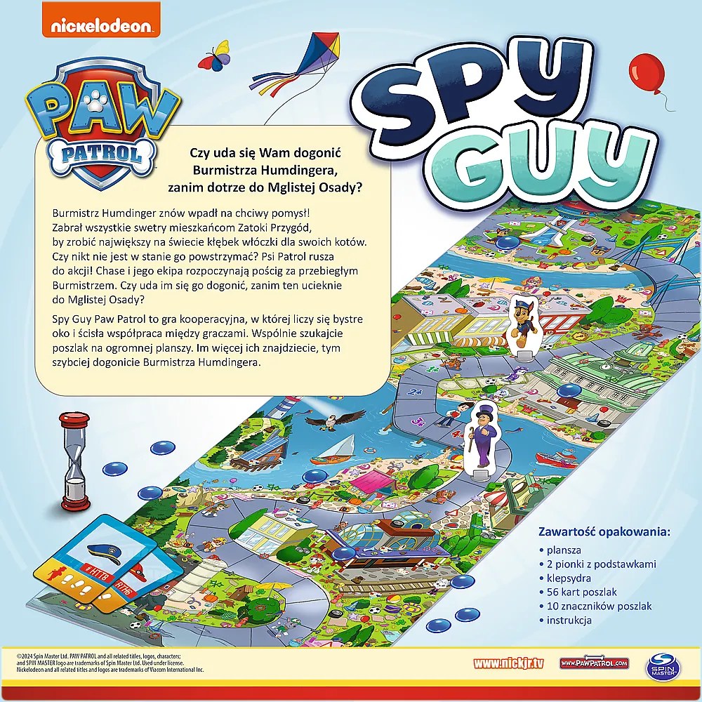 Trefl Gry Rodinná hra Spy Guy Tlapková patrola Trefl 02696