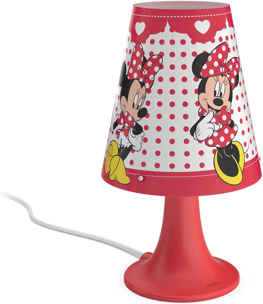 PHILIPS Disney 71795/31/16 dětská stolní LED lampička Minnie Mouse 1x2,3W 2700K
