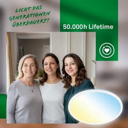 LED svítidlo BRILONER Tava A průměr 42cm 14W stmívatelné CCT bílé 3884016