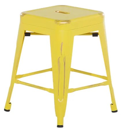 Žluto-zlatá barová stolička 46 cm - CABRILLO