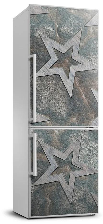 Wallmuralia Nálepka fototapeta lednička Kamenné hvězdy 60x180 cm