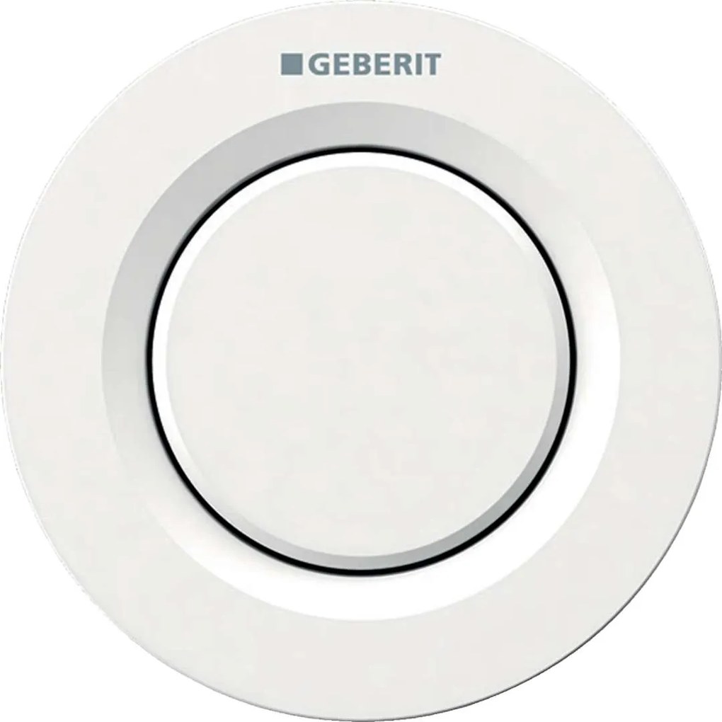 Geberit - Oddálené ovládání typ 01, pneumatické, pro 1 množství splachování, alpská bílá 116.040.11.1