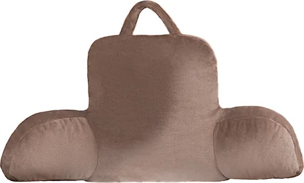 Bellatex Polštář opěrka na čtení 50x100 cm Kávová