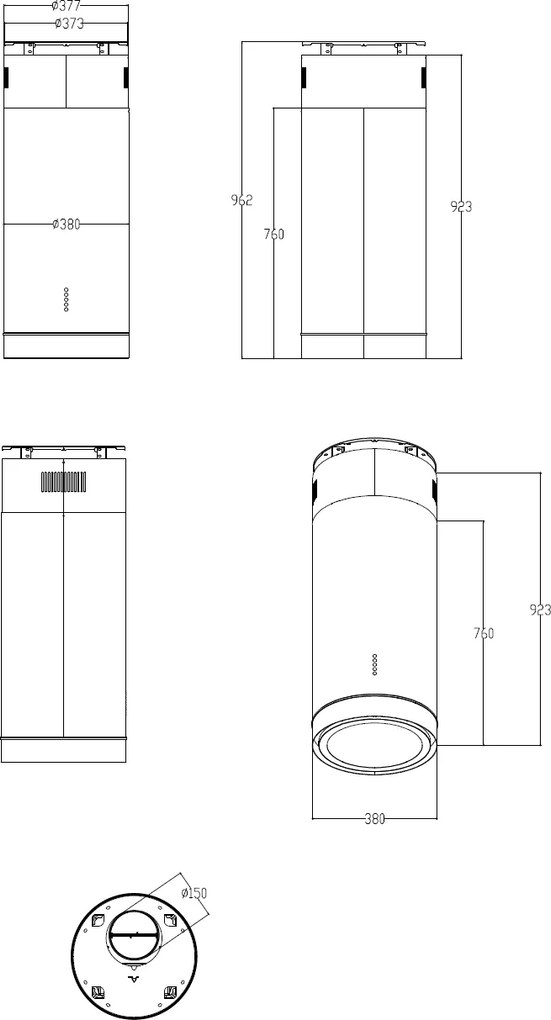 Kluge Odsavača par Kluge KLI3800BL