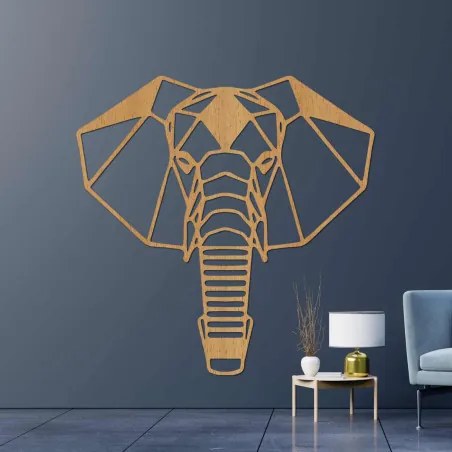 Dřevěný slon na zeď – Symbol síly, moudrosti a štěstí | I SENTOP HDF0237