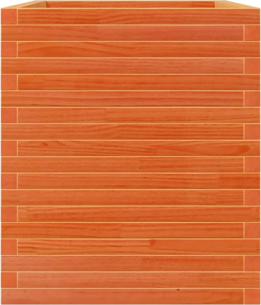 Zahradní truhlík voskově hnědý 90x60x68,5 cm masivní borovice 3282501
