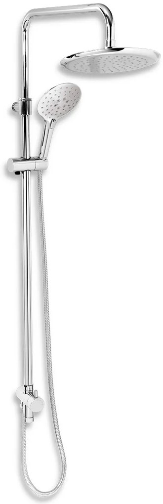 Novaservis Sprchové soupravy - Sprchová souprava, horní a ruční sprcha s držákem a hadicí, výška 1205 mm, chrom, SET068,0