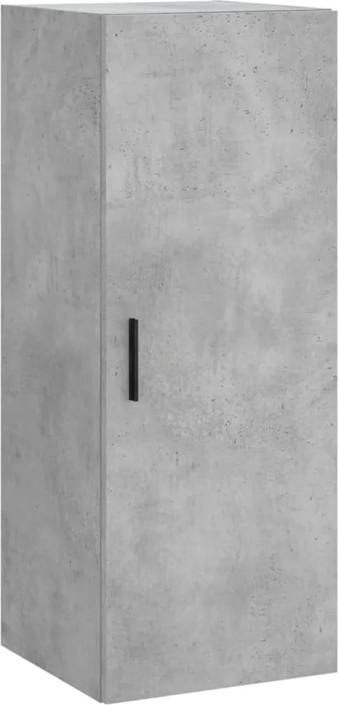 Skříň highboard betonově šedá 34,5x34x180 cm kompozitní dřevo 3198869