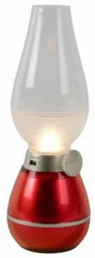 LUCIDE ALADIN Blowing Control 0,4W LED Red, stolní lampa