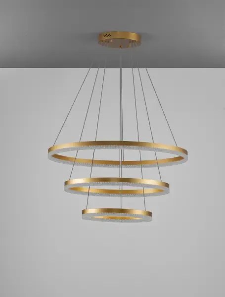 LED lustr Adria 3 zlaté