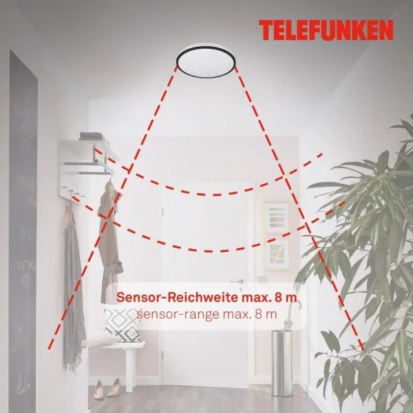 Telefunken 318305TF - LED Koupelnové stropní svítidlo LED/16W/230V pr. 28 cm