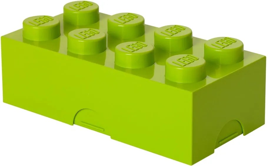 Limetkově zelený svačinový box LEGO®