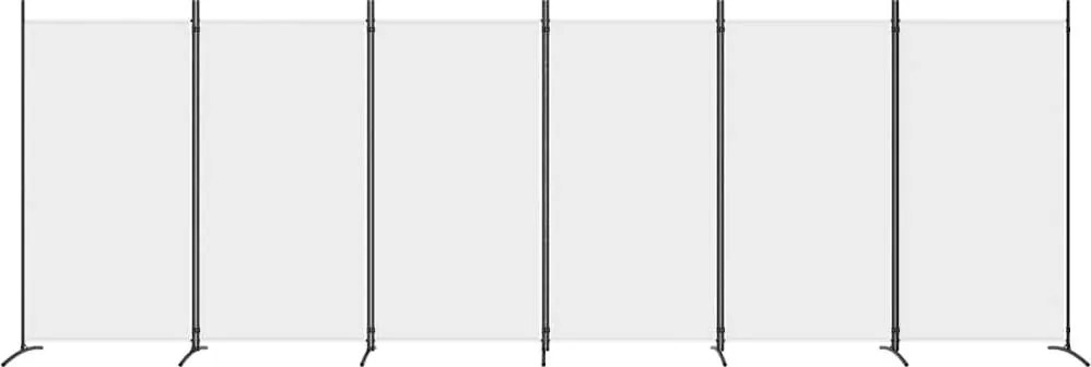 vidaXL 6dílný paraván 520x180 cm textil [350273] Barva: antracitová