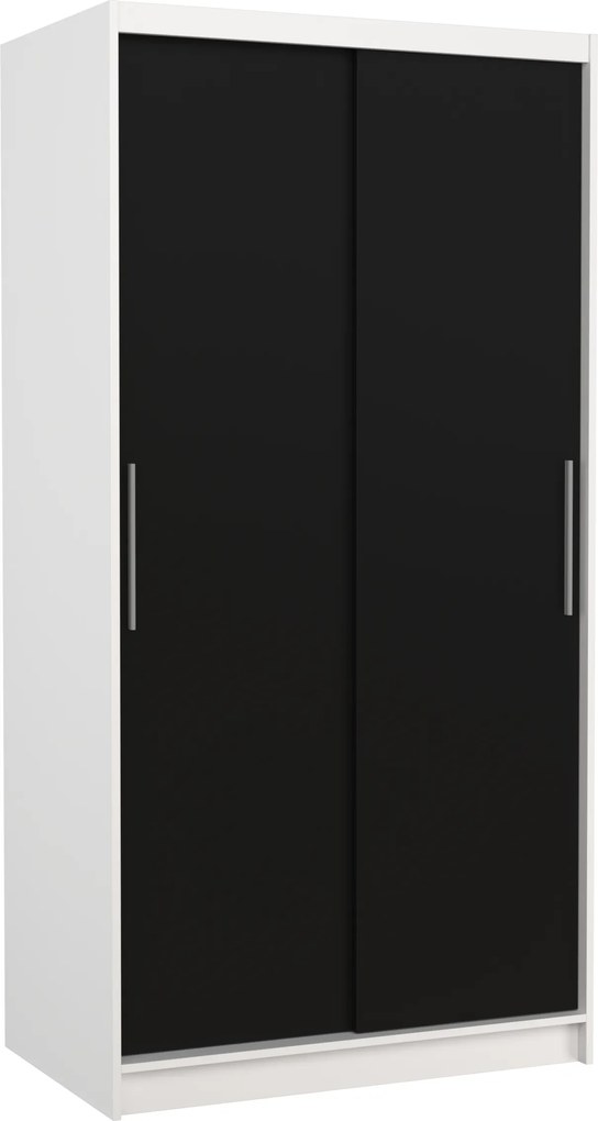 ADRK Furniture Posuvná skříň ASTEN 100 SW-AST-W+B-100+A601