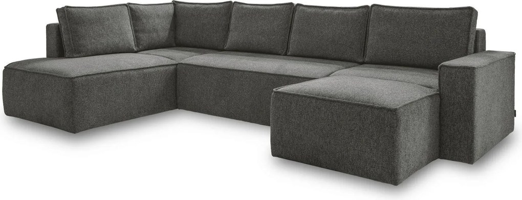XXXLutz SEDACÍ SOUPRAVA, textil, tmavě šedá MID.YOU - Sedací soupravy - 001454003623