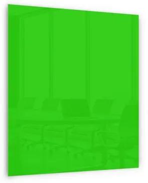Skleněná magnetická tabule Memoboard, zelená, 80 x 60 cm