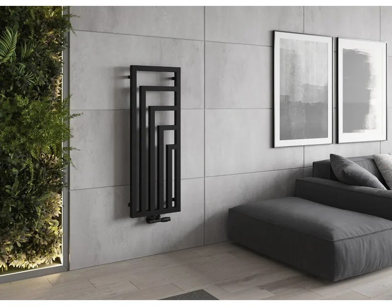 Mexen Alaska, topné těleso 1216x440 mm, 549 W, černá, W205-1216-440-00-70