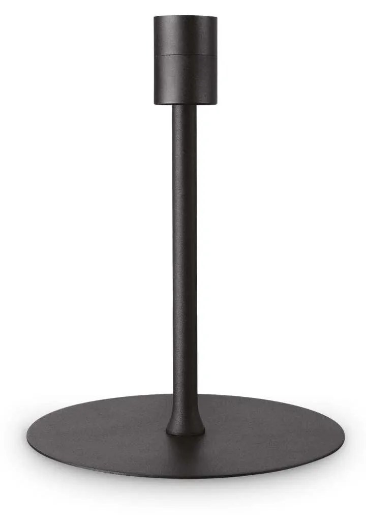 Ideal Lux Stolní lampa SET UP, SMALL, ⌀30cm Barva stínidla: černá, Barva podstavce: mosaz