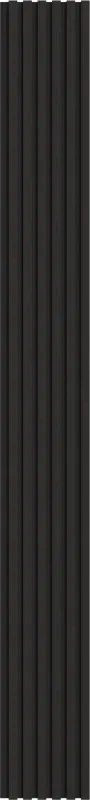 Mexen Lam-F, akustické stěnové lamely 275 × 30 cm, plstěný podklad 8 mm, technická dýha, eben černý, S105-275307-3015-023