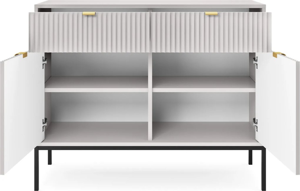 PSK Komoda NEMO KSZ104, Šedá 104 cm Dekor nohou: Zlaté
