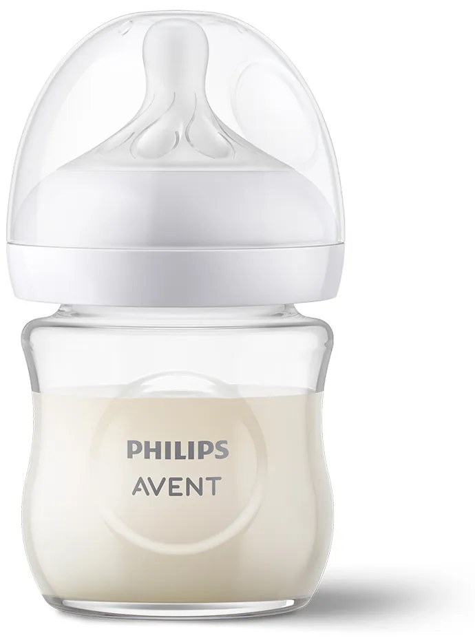 Philips AVENT Láhev Natural Response skleněná 120 ml, 0m+