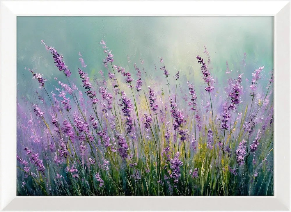 Tištěný obraz s rámem 75x56 cm Lavender – Styler