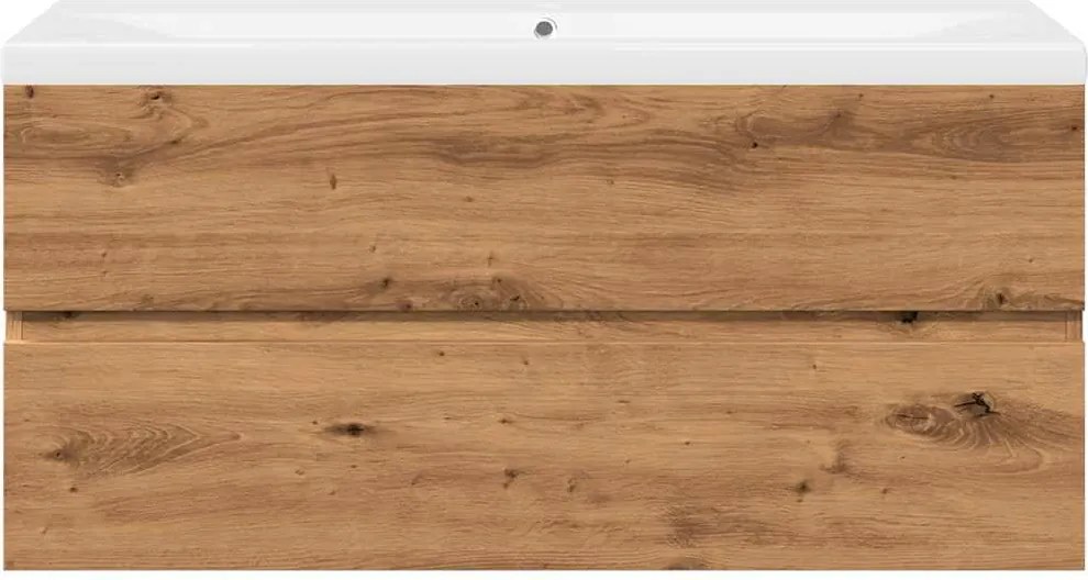 Skříňka se zápustným umyvadlem dub artisan 3328928