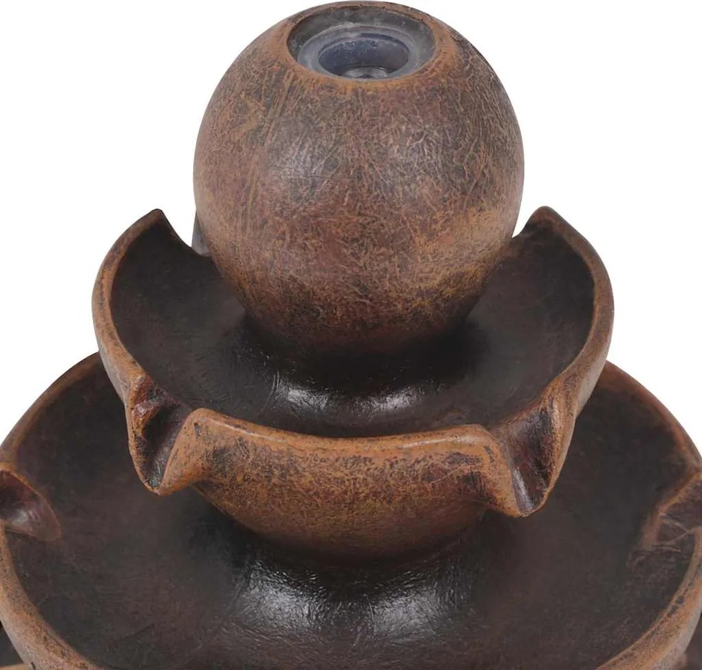 Interiérová fontána s pumpou, polyresin 244287