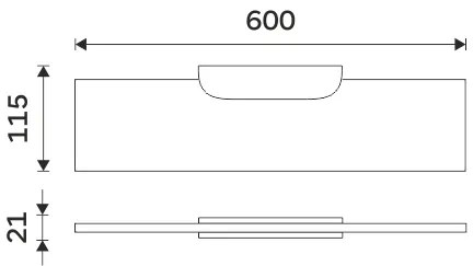 Nimco Police, 60 cm NIKAU černá - NKC 30091B-60-90