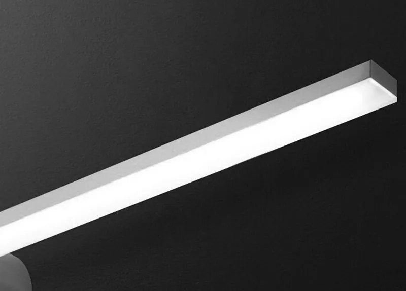 Toolight Toolight, LED nástěnné svítidlo 60cm APP846-1W, chromová, OSW-06668
