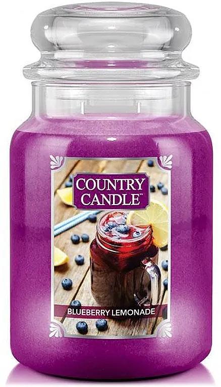 Country Candle – vonná svíčka Blueberry Lemonade (Borůvková limonáda), 680 g