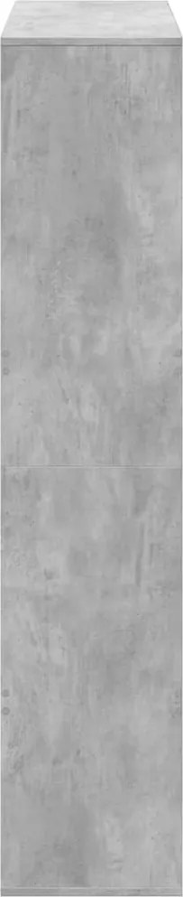 Dělicí stěna betonově šedá 100 x 33 x 156,5 cm kompozitní dřevo 3309531