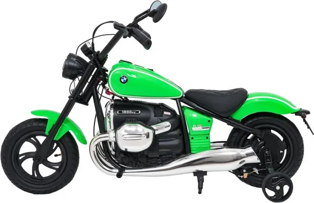 Elektrická motorka BMW R18 zelená