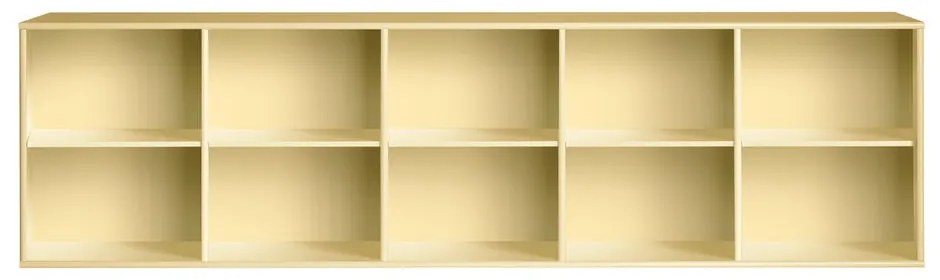 Světle žlutá závěsná knihovna 220x61 cm Mistral – Hammel Furniture