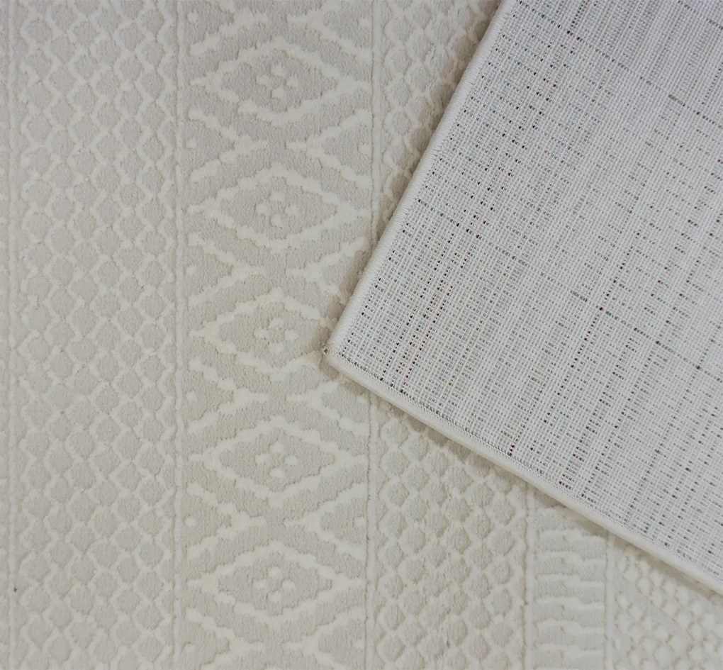BE Koberec Zurich 1901 CREAM - krémový obdélníkový Rozměr: 80x150 cm