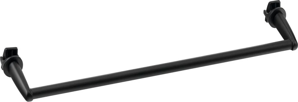 Aqualine Aqualine, Sušák ručníků na topná tělesa 46cm, rovný, černá mat, IDR-50B