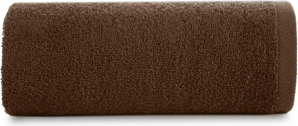 Ručník Smooth 2 50x90 37 hnědý 500 g/m2 froté Eurofirany