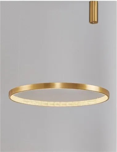 Závěsné LED svítidlo NOVA LUCE PRESTON 49W 3000K 9285801 stmívatelné Triac