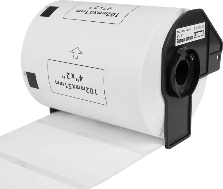 PRINTLINE kompatibilní s Brother DK-11240, bílé, čárové kody , 102 x 51mm, 600ks