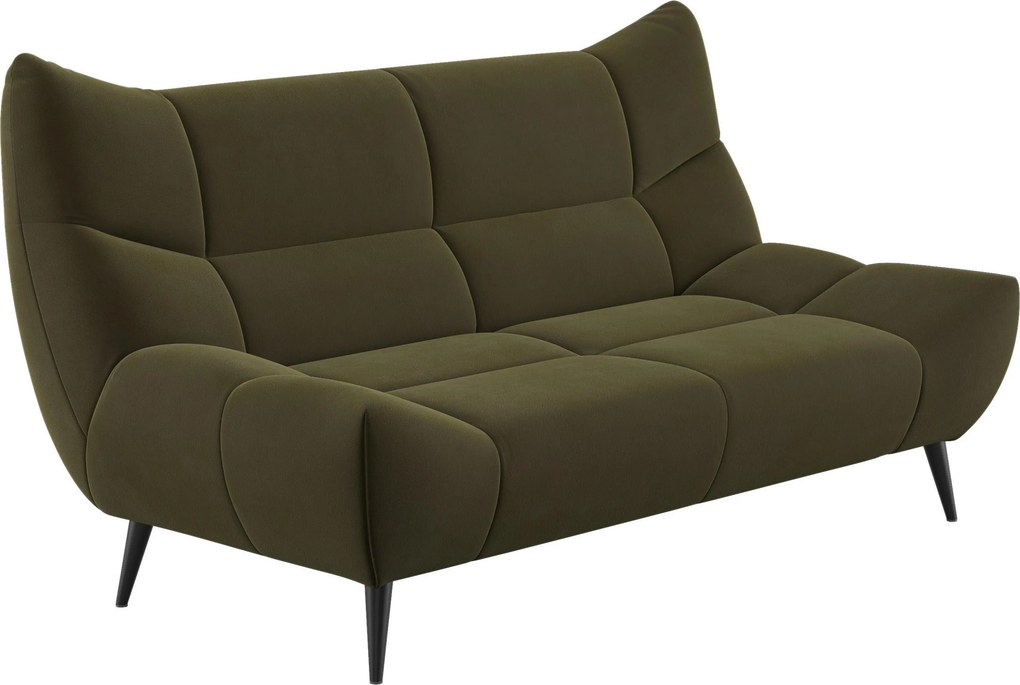 XXXLutz DVOUMÍSTNÁ POHOVKA, textil, olivově zelená Xora - Pohovky - 002961006506