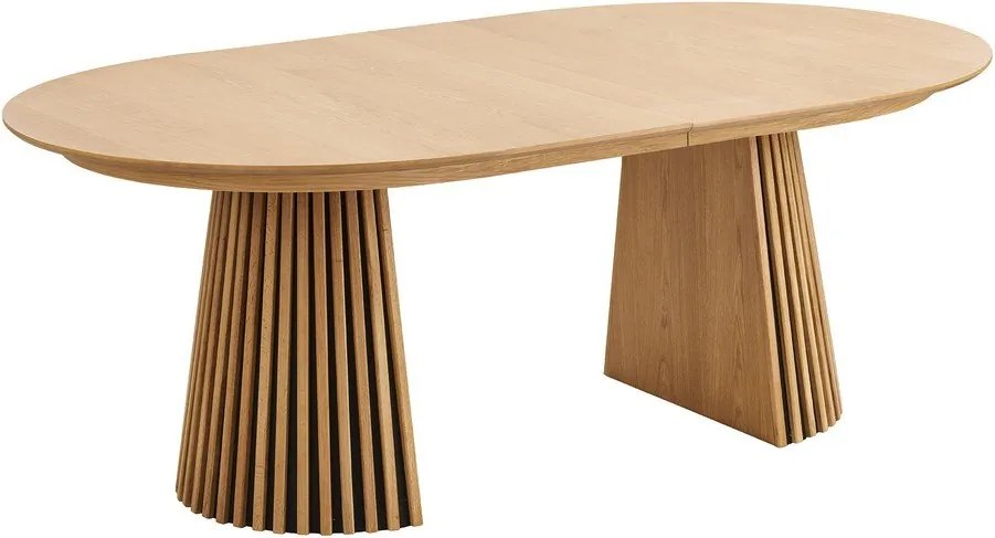 Rozkládací jídelní stůl s přídavnou deskou v dekoru dubu 120x200 cm Osaka – House Nordic